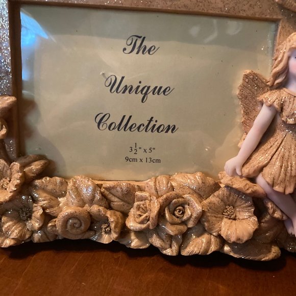 THE UNIQUE COLLECTION | Accents | Gold Glitter Angel Fairy Picture ...